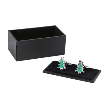 Christmas Tree Ornaments Cufflinks for Christmas Xmas Gifts with Boxes ...